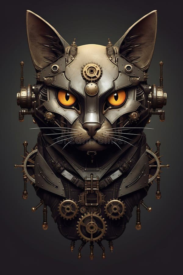 Cyborg Cats Stock Illustrations – 62 Cyborg Cats Stock Illustrations ...