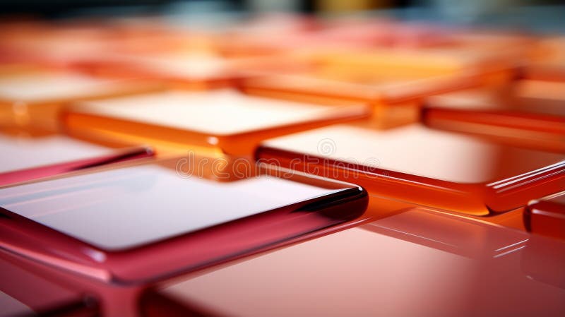 A Close Up of a Cell Phone Background Stock Illustration - Illustration ...