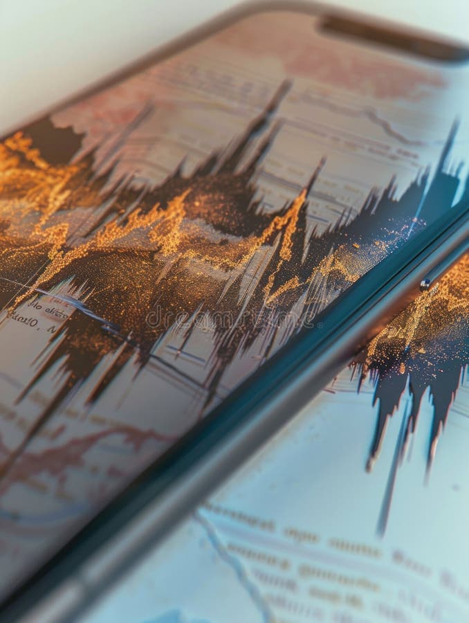 Close-up of Cell Phone stock illustration. Illustration of ...