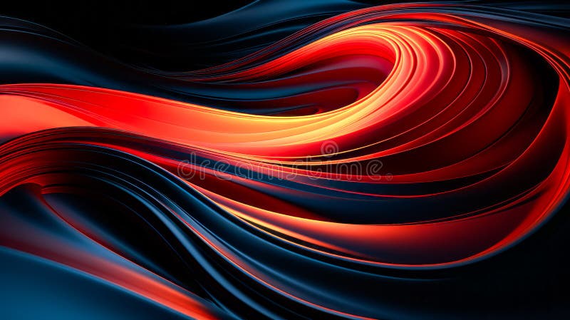 Close Up of Cell Phone with Red and Blue Design on it. Generative AI ...