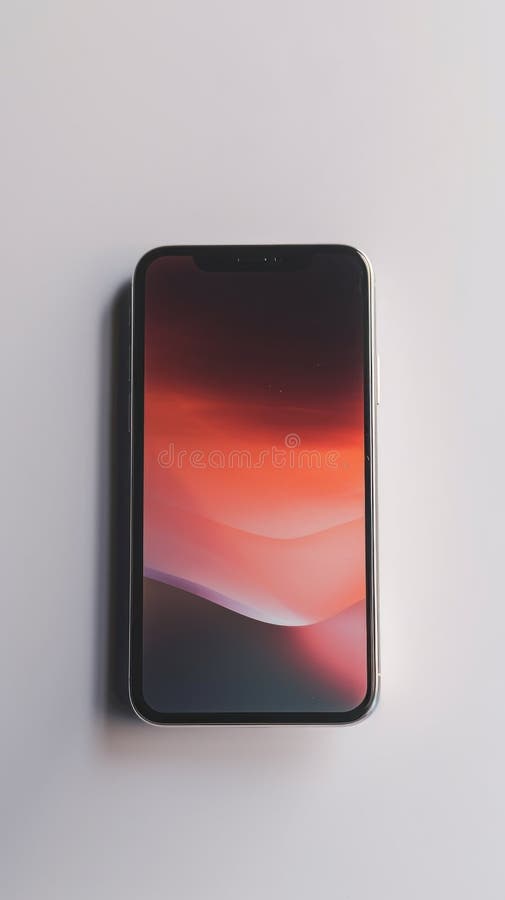 A Close Up of a Cell Phone on a Table. Generative AI Image. Mockup ...