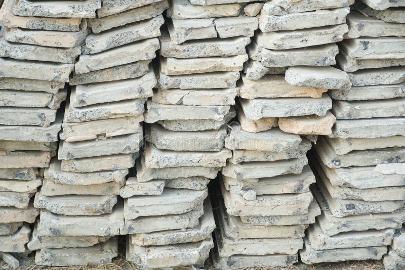 Cement Plate in Industry Site Stock Image - Image of construction ...