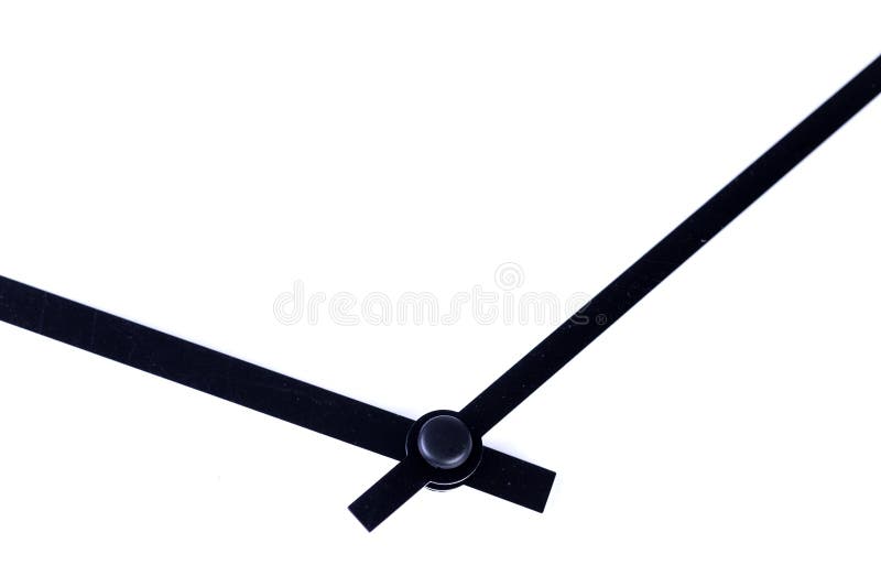 Close Up Center of an Analog Clock Hands Showing the Time of Ten Past ...