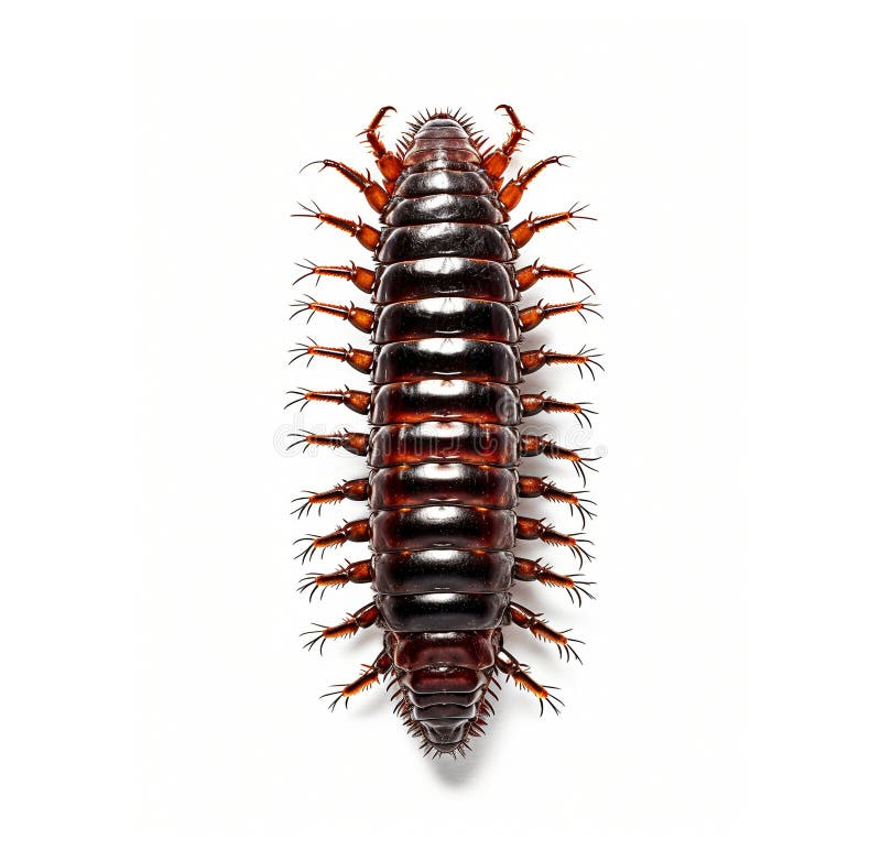 Close Up of a Centipede Bug Created with Generative AI Technology Stock ...
