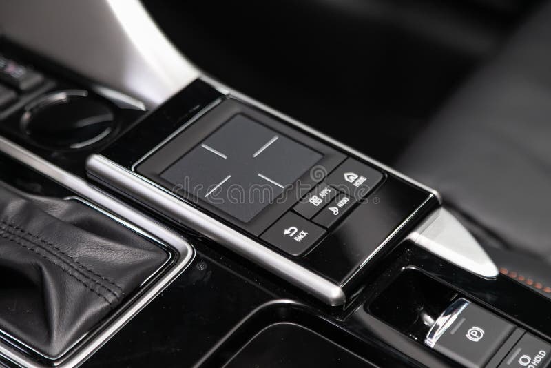 Modern car interior stock image. Image of search, control - 174006219