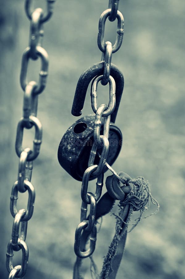 Close Up of a Chain, Freedom Concept Stock Photo - Image of black, link ...