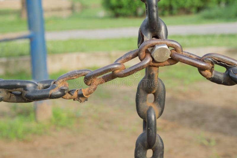 Close up of chain and stock image. Image of metal, texture - 57811079