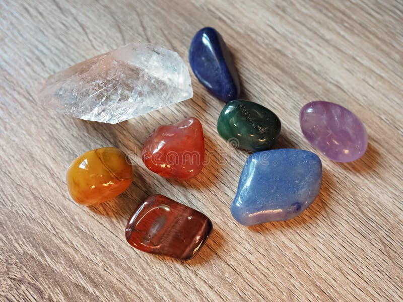 Close up of Chakra stones stock image. Image of chakra - 71173593