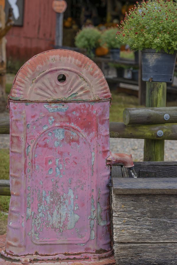 Close Up of an Old Metal Container Stock Photo - Image of rusted ...