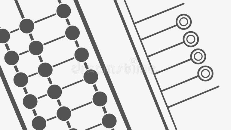 Close-up of a Checkered Racing Flag and a Stadium Light Tower. Vector ...
