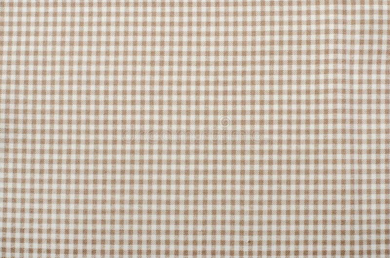 Close Up on Checkered Tablecloth Fabric. Stock Illustration ...