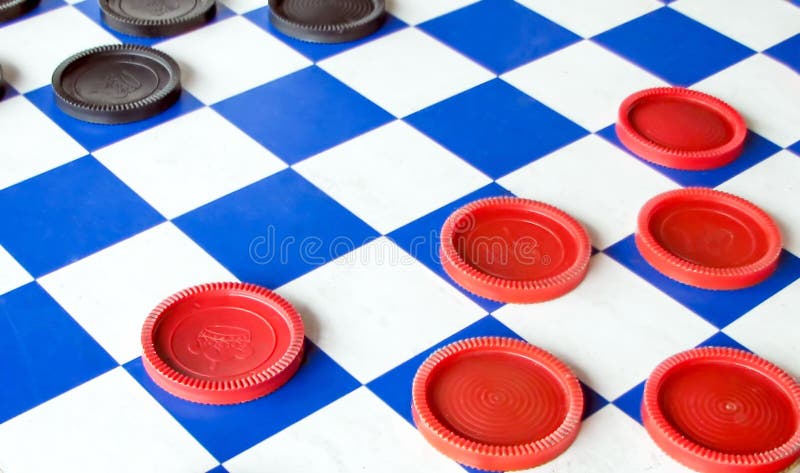 Checkers board stock image. Image of board, oversized - 48790437
