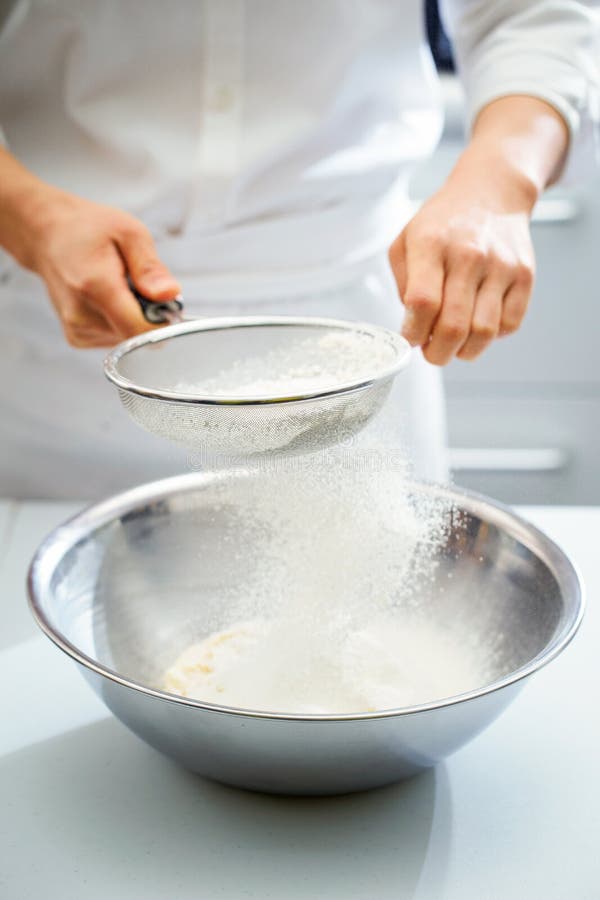 Close-up of Chef Hands, Bread Making Process Stock Photo - Image of ...