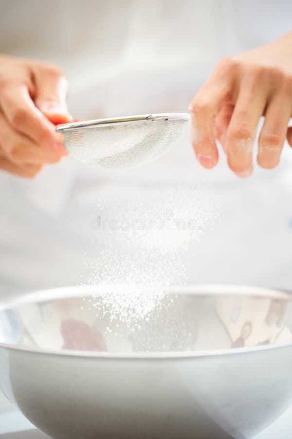 Close-up of Chef Hands, Bread Making Process Stock Photo - Image of ...