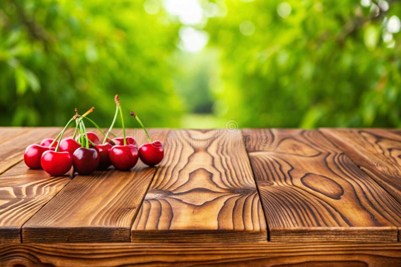Cherry Wood Tabletop Texture Stock Illustration - Illustration of ...