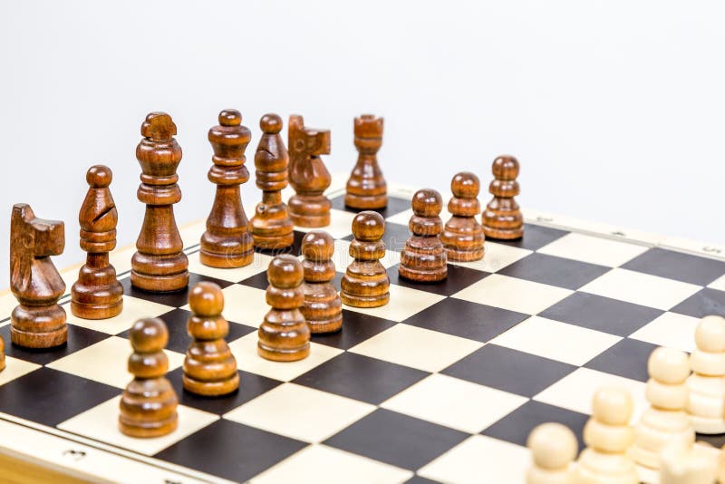 Close-up of Chess Game with Shallow Depth of Field. Stock Image - Image ...