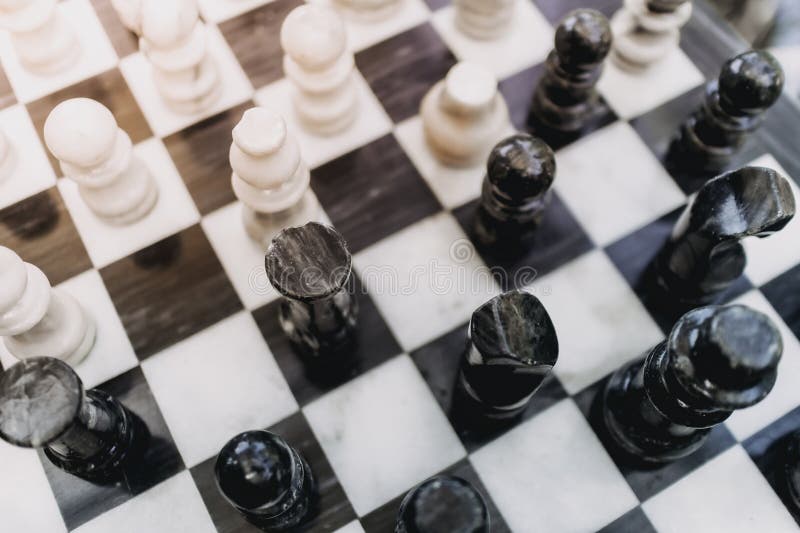 Chess Game, Strategy and Decision Making Stock Photo - Image of victory ...