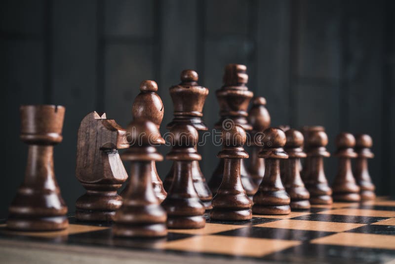 Close up of chess pieces stock image. Image of competition - 59841635