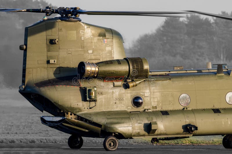 Close-Up of a Chinook Helicopter: Engineering in Focus Editorial Stock ...