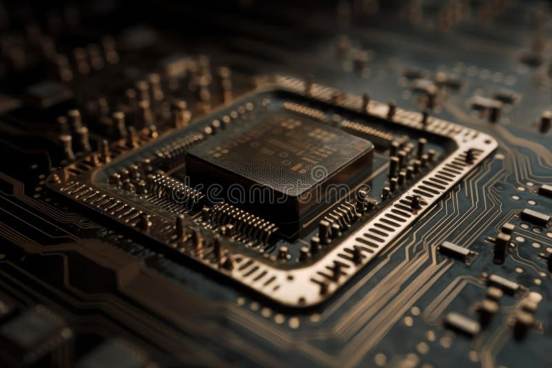 Close-up of Chip Texture. AI Generated Stock Illustration ...