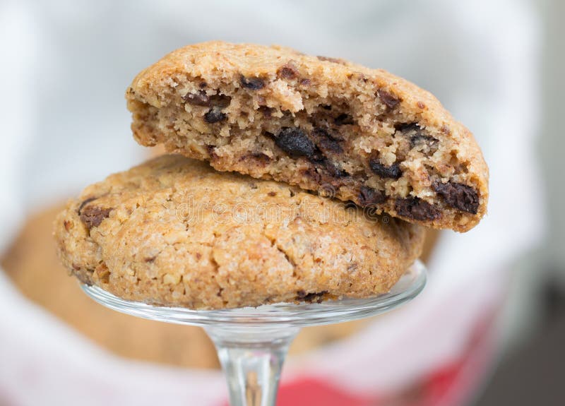 Close-up of Chocolate Cookies Stock Image - Image of cookie, life: 28838405