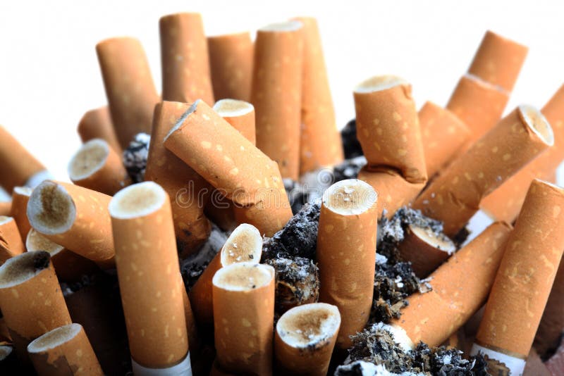 Close up of cigarettes stock photo. Image of white, smoking - 8431516