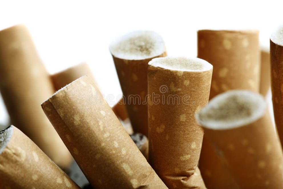 Close up of cigarettes stock photo. Image of disgusting - 8547508