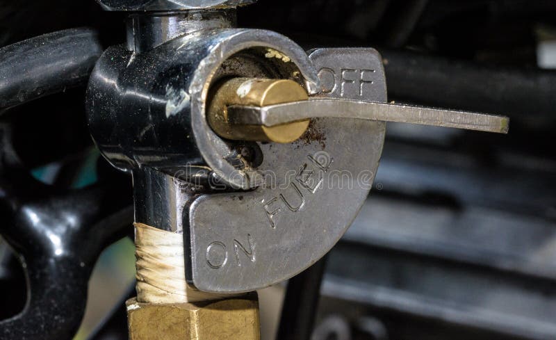 Close Up Switch Control Light Big Bike Motorcycle Stock Photo - Image ...