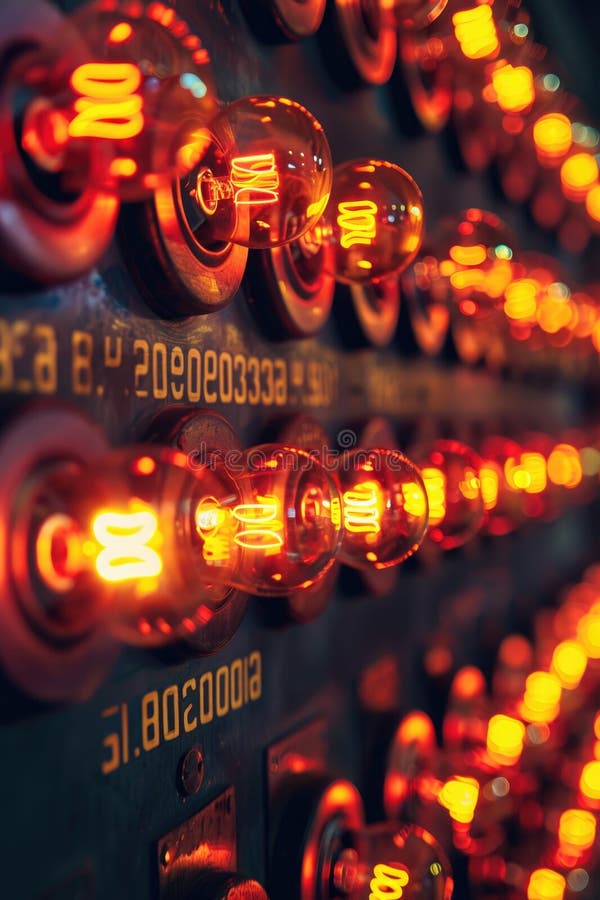 Close-up of Circuit Board with LEDs and Resistors Stock Image - Image ...