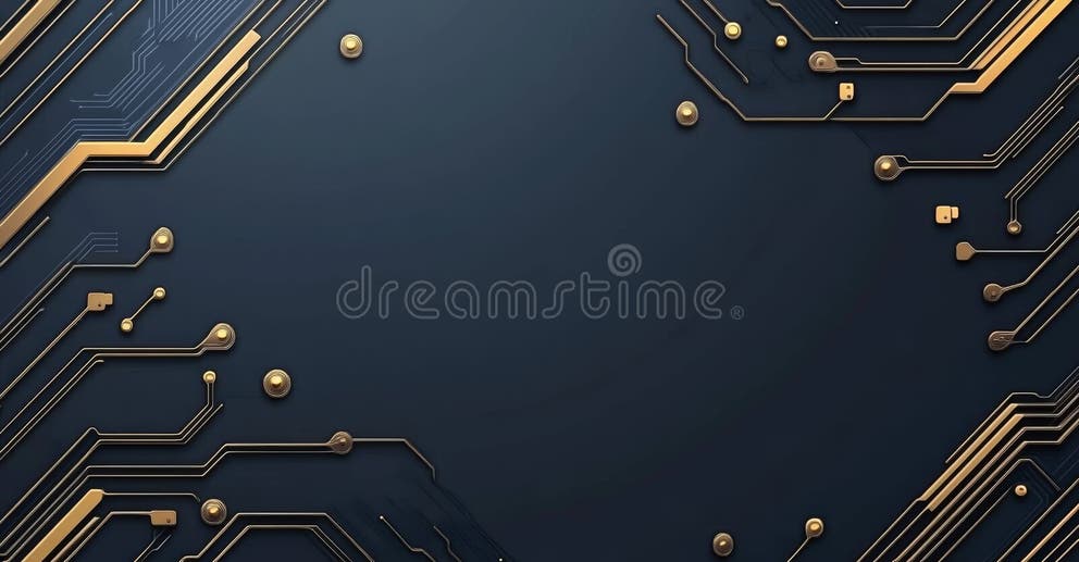 A Close-up of a Circuit Board Showcasing Detailed Lines and Patterns ...