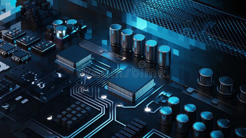 Close-up of Circuit Board, Tech Background, Good Resolution Stock Photo ...