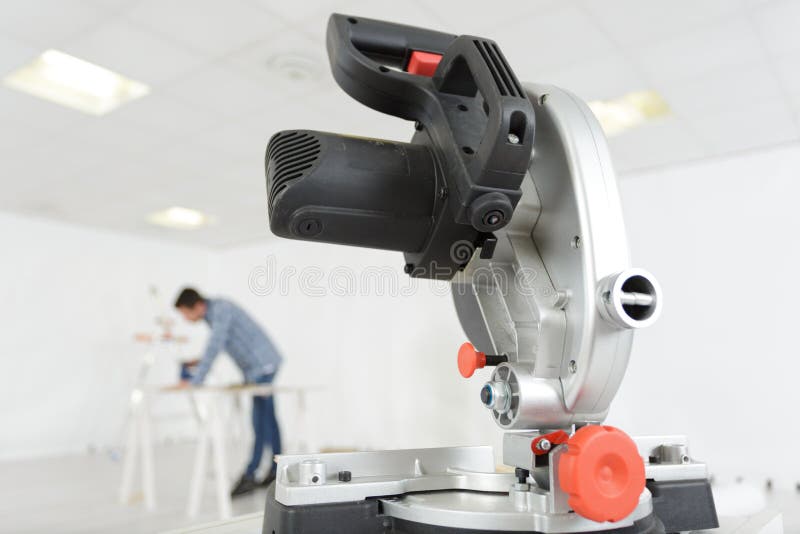 Close Up Circular Saw Blade Stock Image - Image of carpenter, circular ...