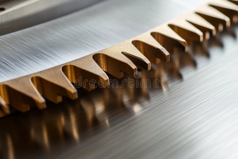 Close-up of a Circular Saw Blade. Its Sharp Teeth are Engineered for ...