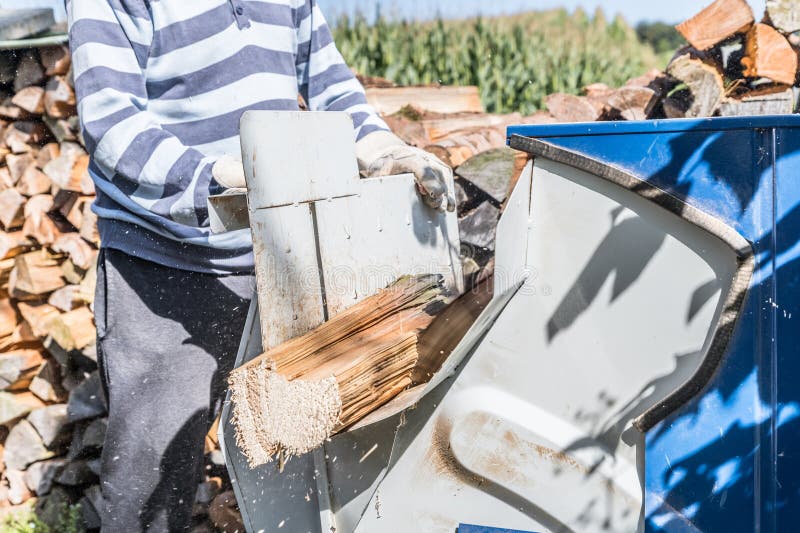 Close Up of Circular Saw with Logs for Wood Cutting, Germany Stock ...