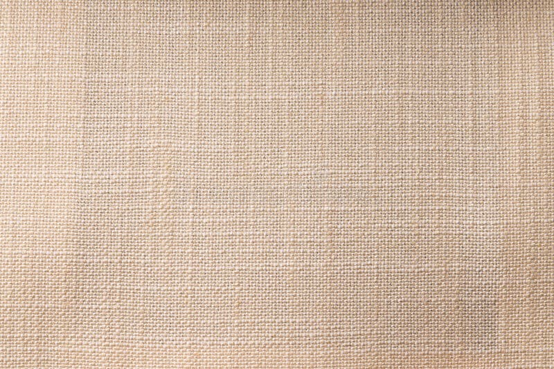 Close Up of Classic Beige Colored Fine Textured Cotton Stock Image ...