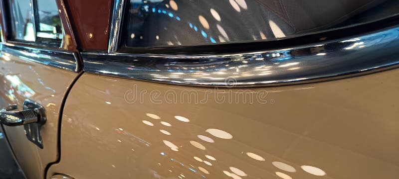 Close Up of a Classic Retro Car Stock Photo - Image of american, auto ...