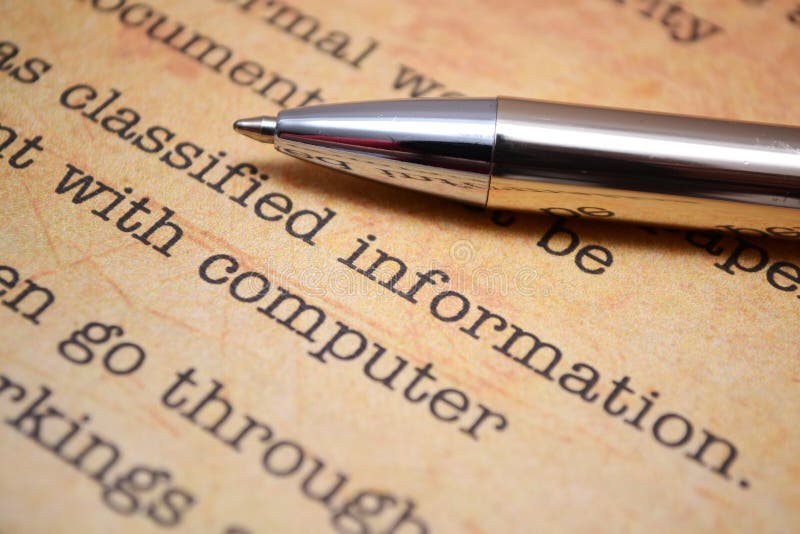 Classified document stock photo. Image of path, retro - 46055594