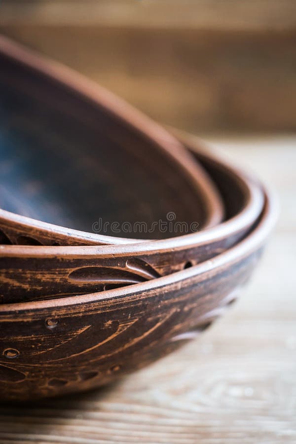 Handmade Red Clay Plates Patterns Stock Photos - Free & Royalty-Free ...