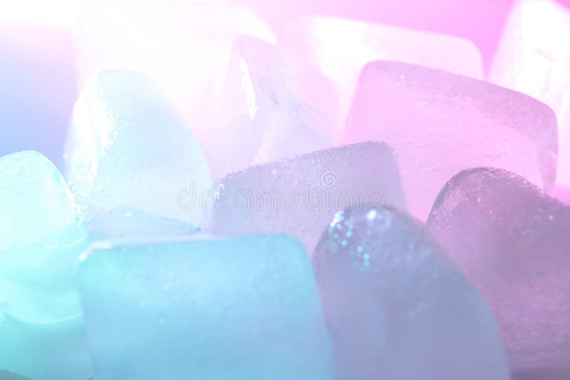 Close Up of Clean Ice Cubes Stock Image - Image of melting, clear ...