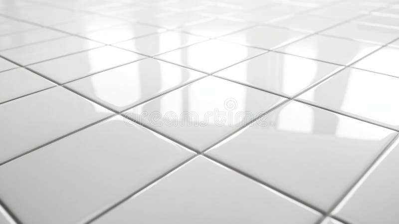 Close-up of Clean Shiny Ceramic Tile Stock Illustration - Illustration ...