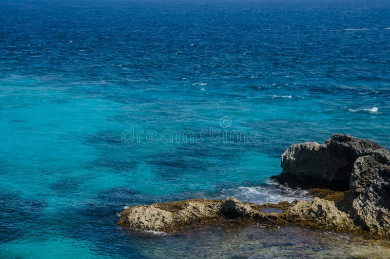 Cliff at Punta Sur, Isla Mujeres Stock Image - Image of mexico, high ...