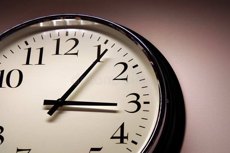 Midnight Clock Close Up stock photo. Image of noon, 12pm - 254800