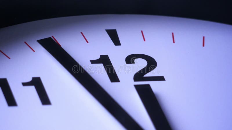 Close Up of a Clock Ticking Stock Video - Video of close, watch: 144819545