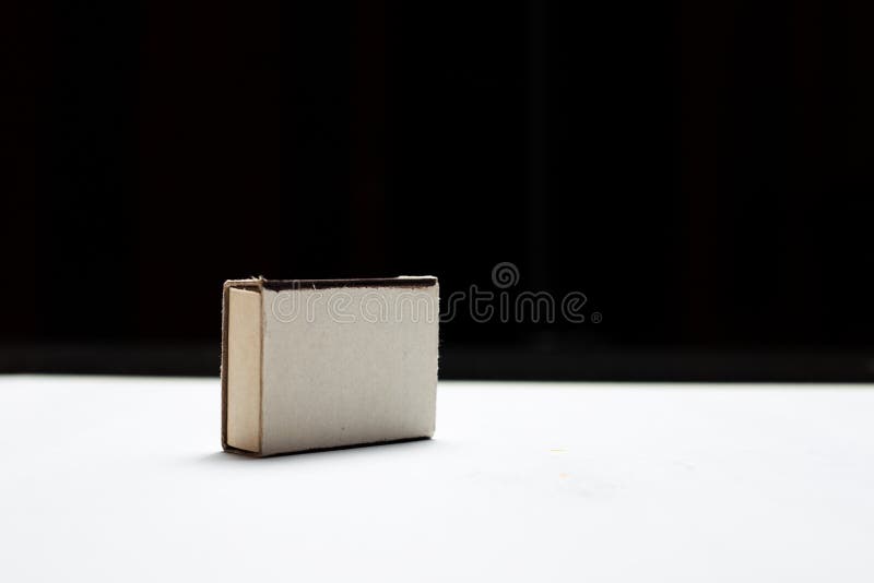 Close-up of Closed Matchbox with Mockup. Stock Image - Image of macro ...