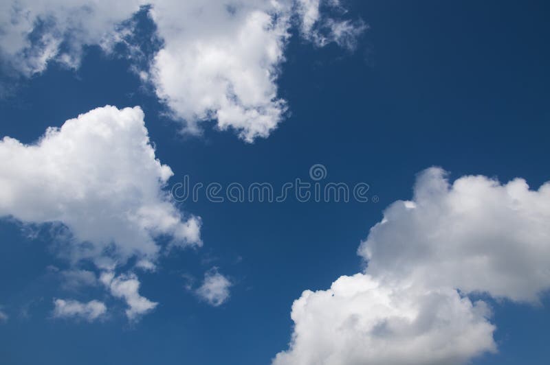 Close Up of Clouds with Blue Sky Stock Image - Image of beach ...