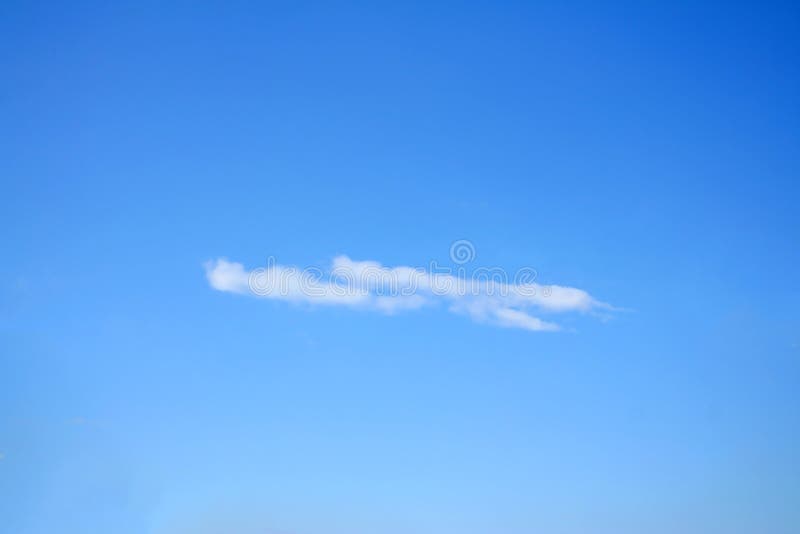 Clouds with Wind on Vivid Blue Sky Stock Photo - Image of ozone, cloud ...