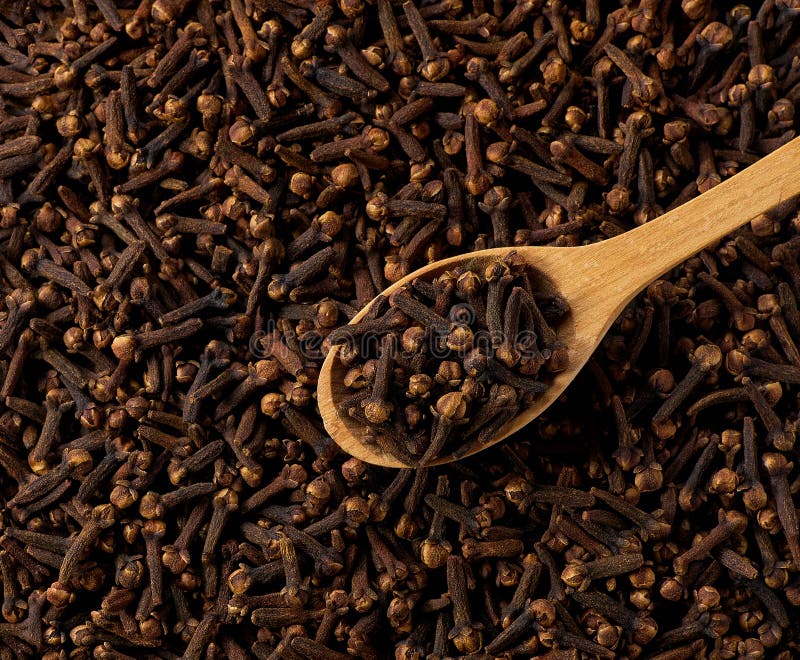 Close-up of Cloves Spice , View Above. Cloves Spice Background Stock ...