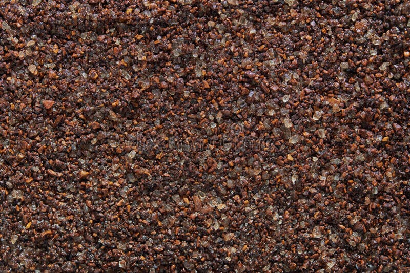 Close Up Coarse Ground Coffee Beans Texture Rich Brown Color Stock ...