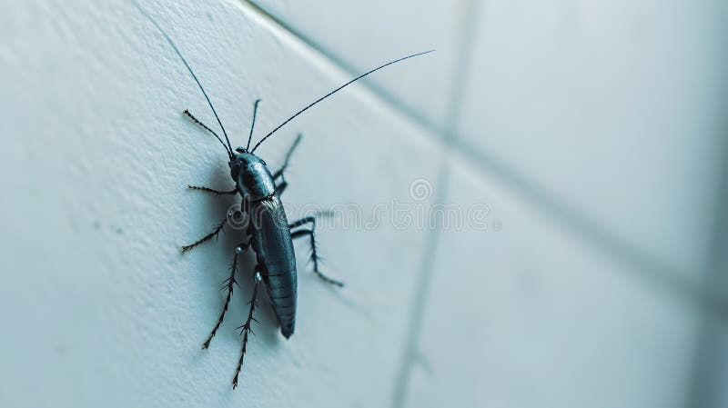 Close-Up of a Cockroach stock illustration. Illustration of cockroach ...