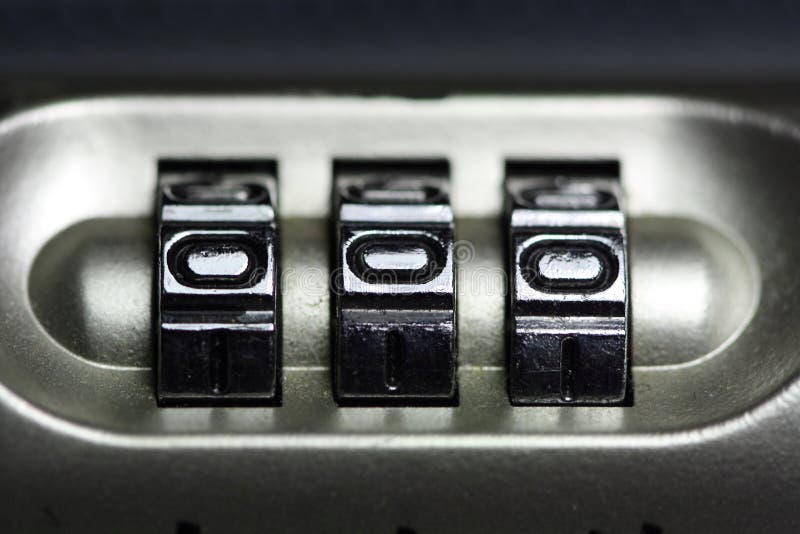 Close up of code lock stock image. Image of zero, combo - 10699749